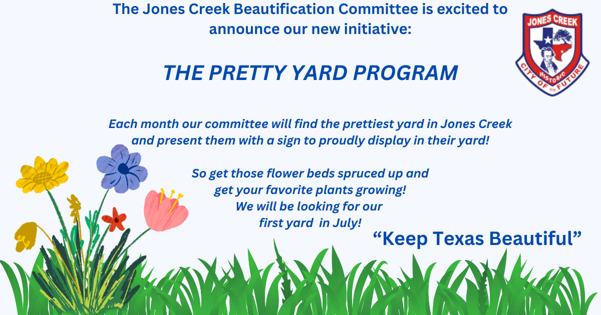 Beautification Committee | Jones Creek Texas
