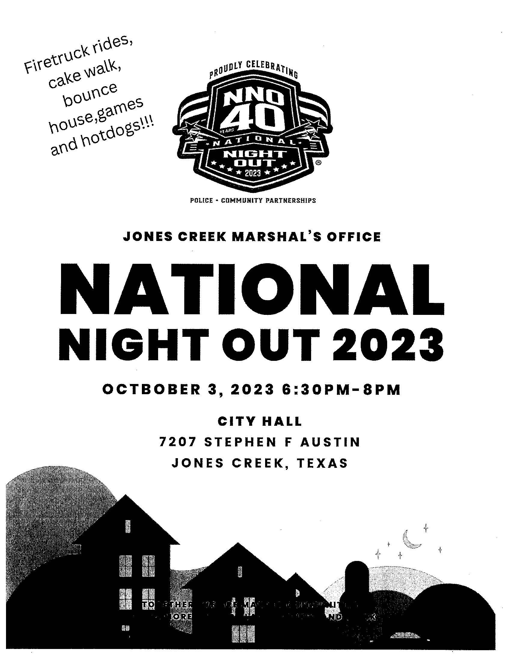 National Night Out | Jones Creek Texas